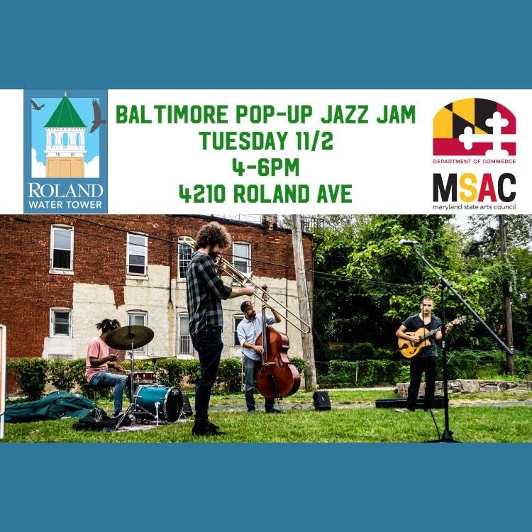 Baltimore Pop-Up Jazz Jam – Friends of the Roland Water Tower