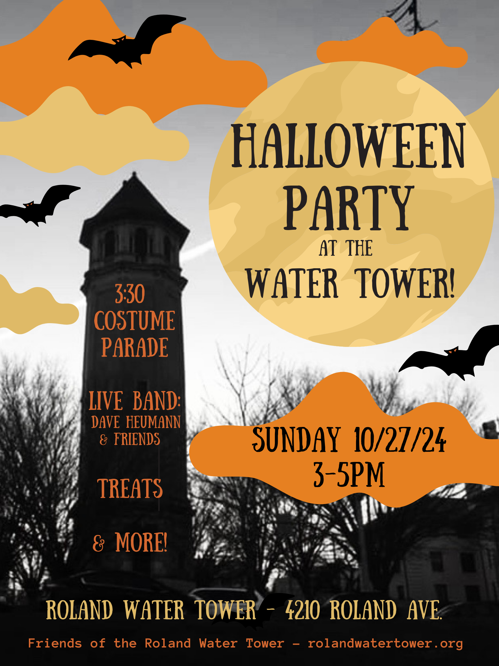 Halloween Party! – Friends of the Roland Water Tower